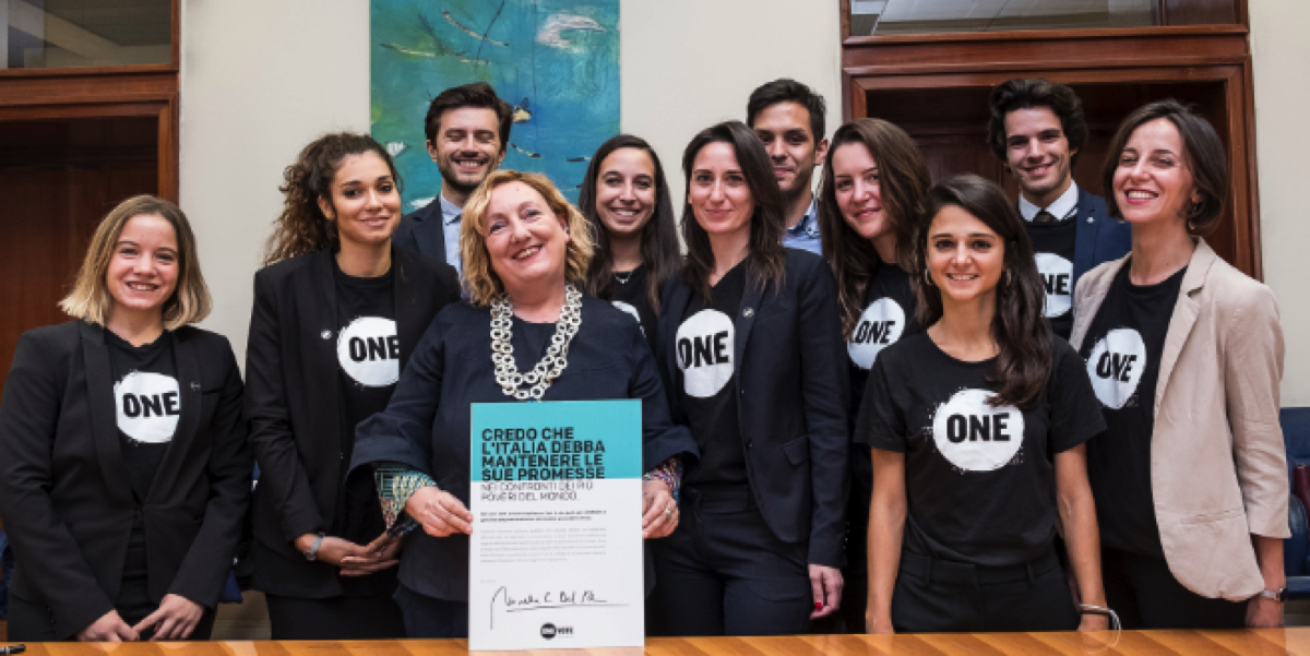 ONE Vote Italia: chi ha firmato? - ONE.org Global