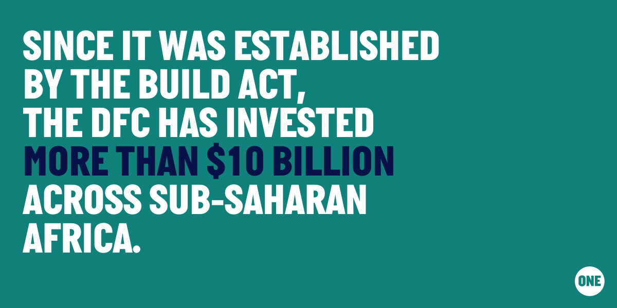 ONE Applauds Advancement of Legislation to Reauthorize the BUILD Act ...