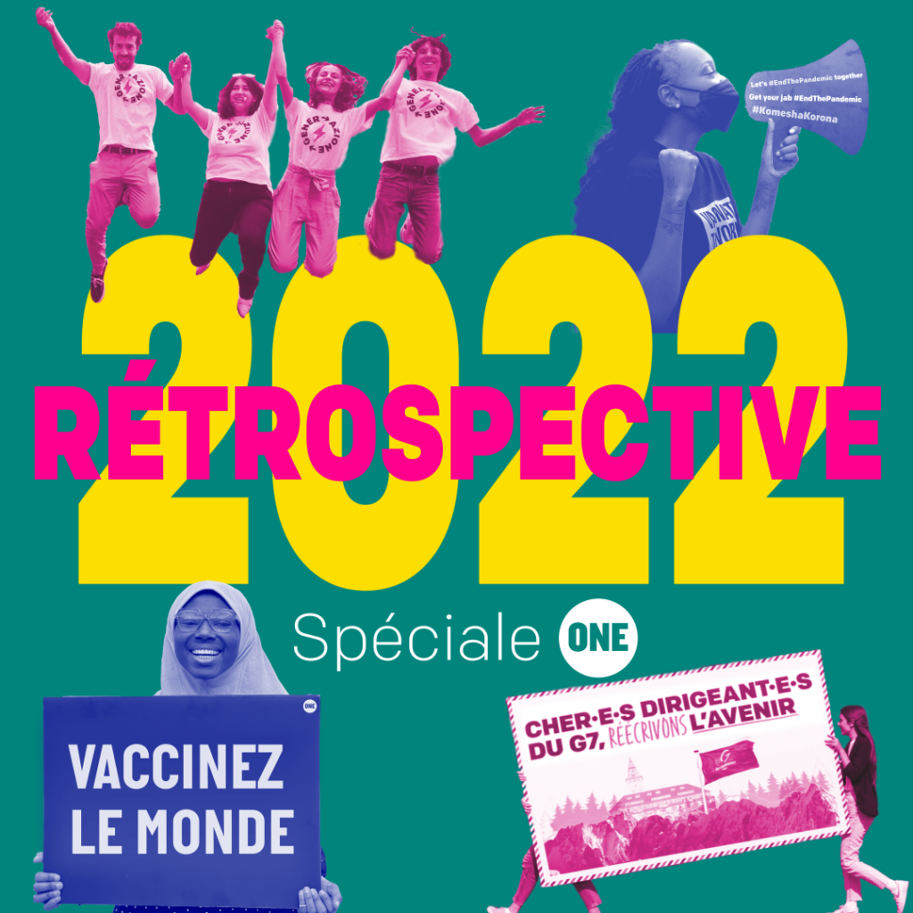 M. le Président, les soutiens de ONE à travers le monde ont un message ...