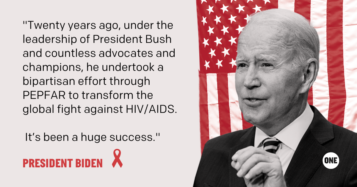 “It’s been a huge success”: ONE Statement on PEPFAR in the State of the ...